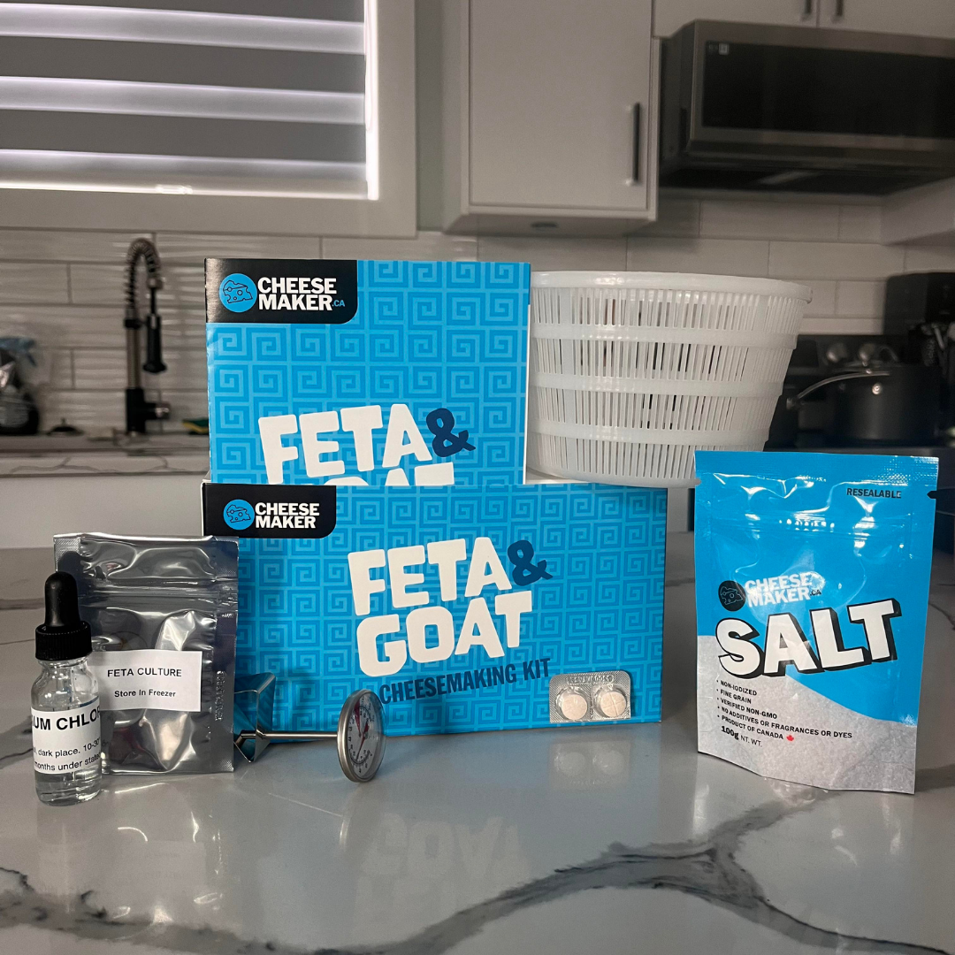 Feta & Goat Cheese Making Kit - CheeseMaker.ca - DIYCheeseMaker
